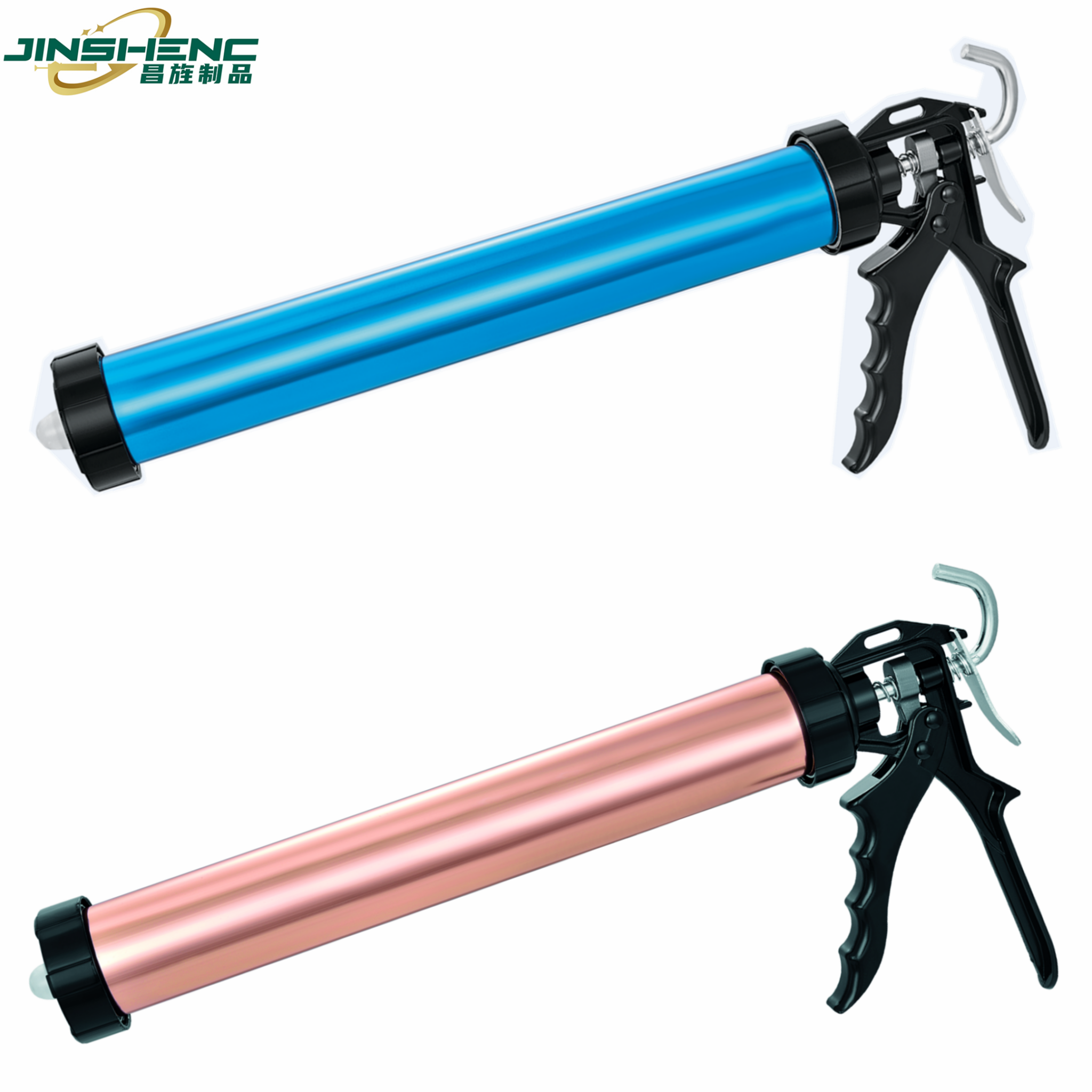 JS-8608-A 16 inch heavy duty silicone sealant gun sausage caulking gun